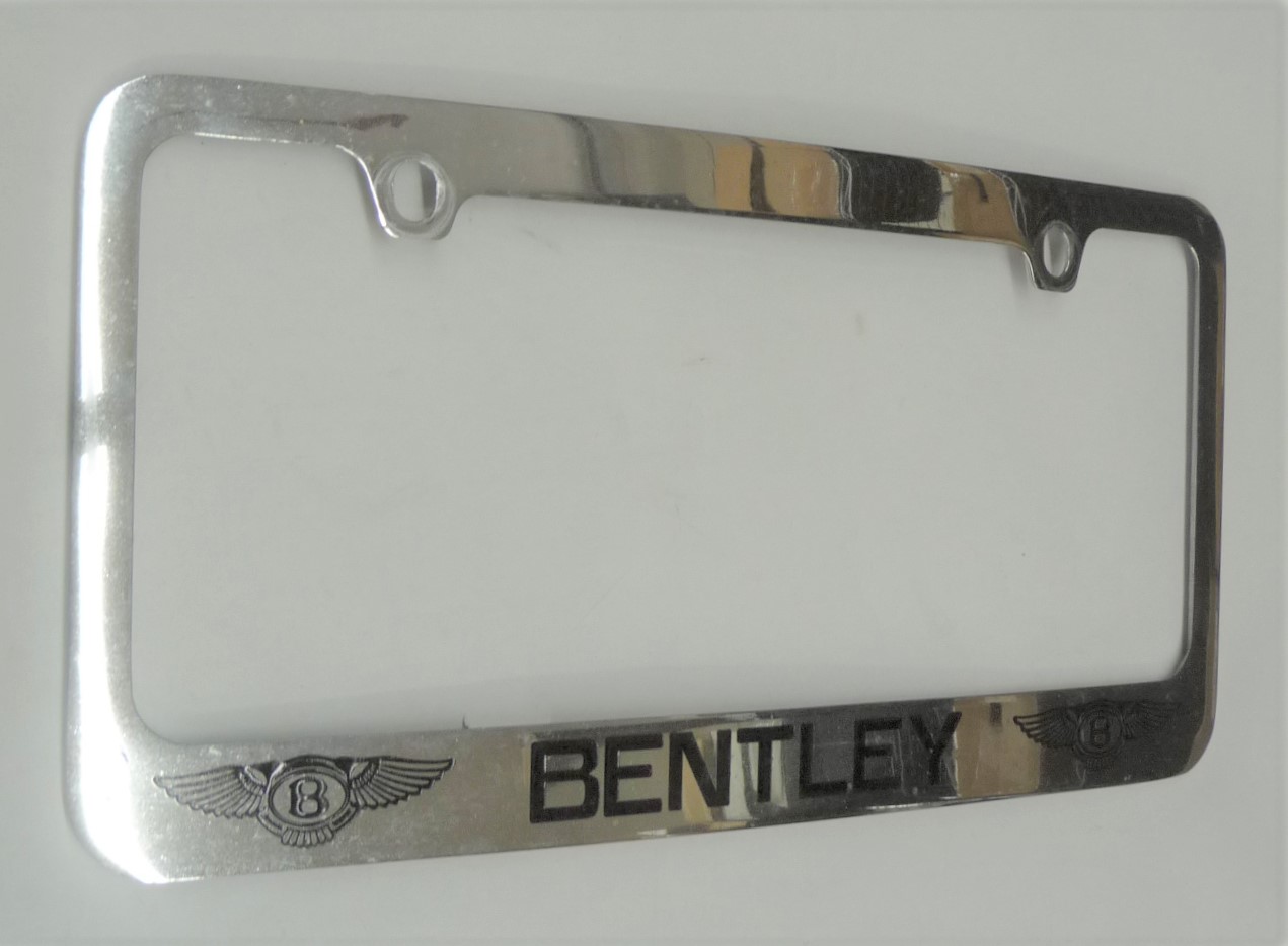 Bentley Azure Arnage License Plate Frame Chrome Plated Metal | LA ...