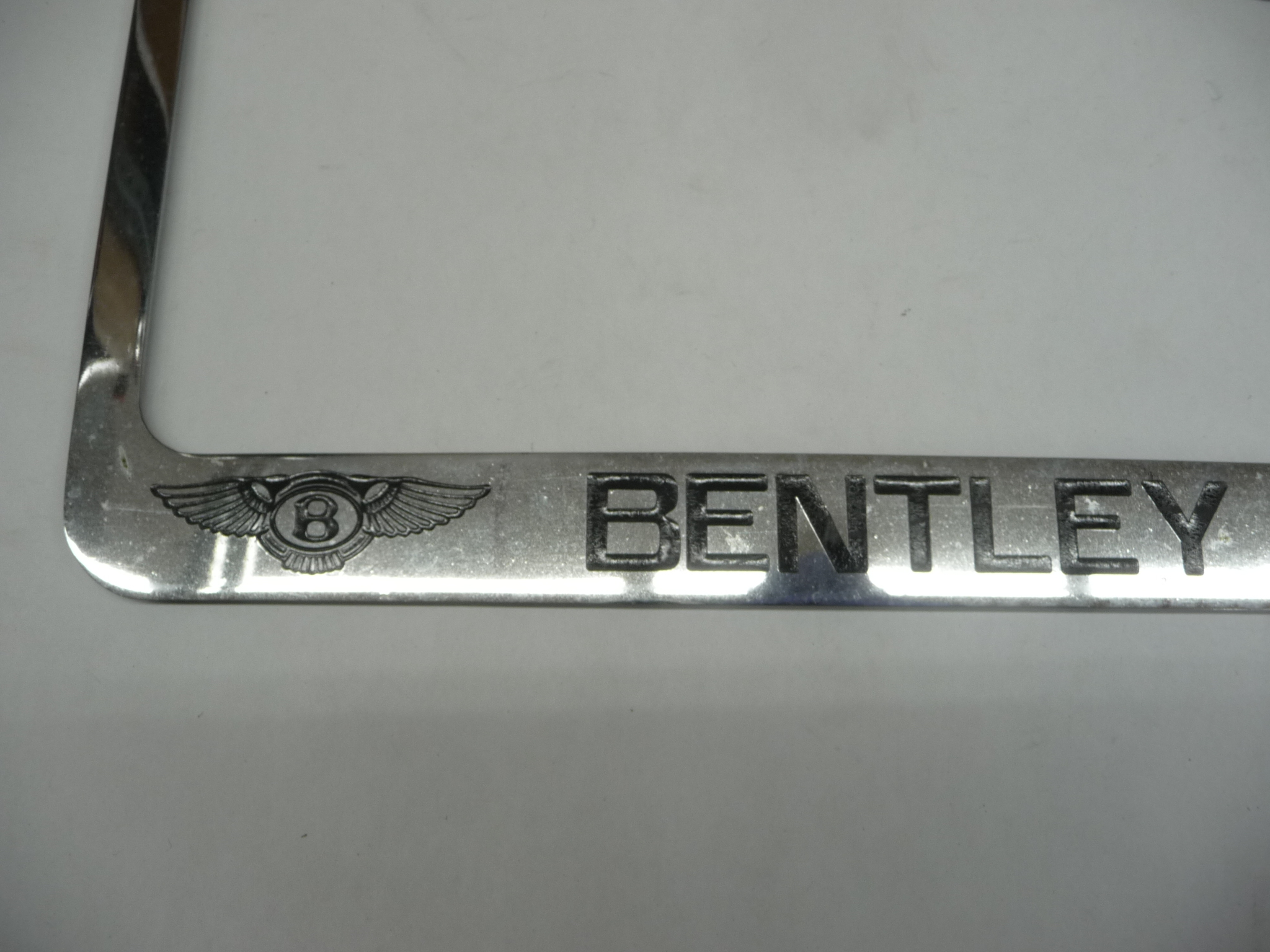 Bentley Azure Arnage License Plate Frame Chrome Plated Metal | LA ...