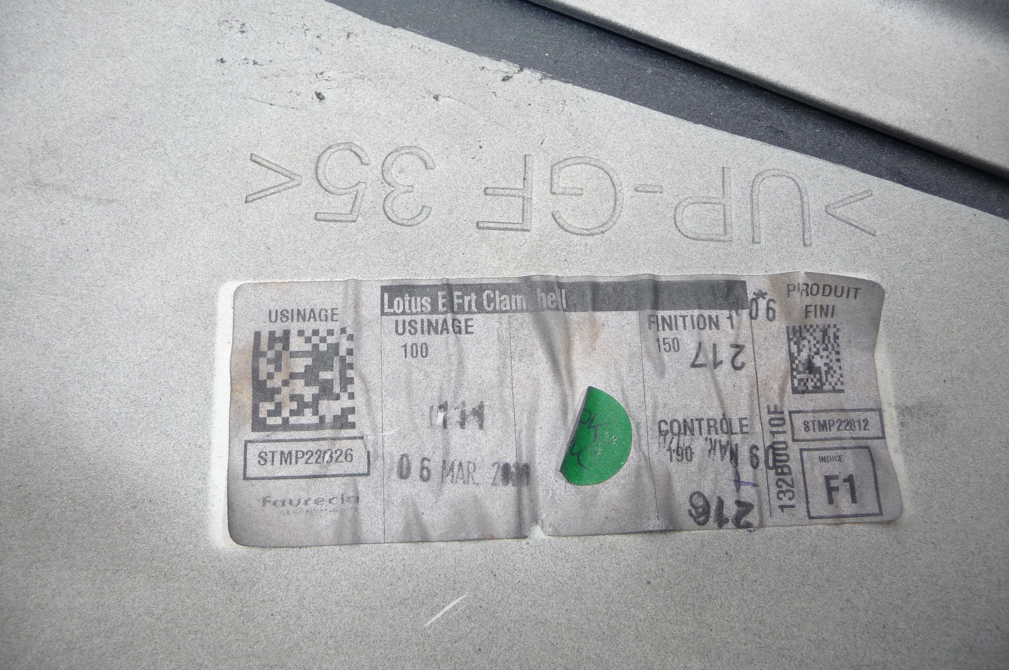 20-21 Lotus Evora GT Front Hood Bonnet Clamshell Cover Panel A132B0010F ...