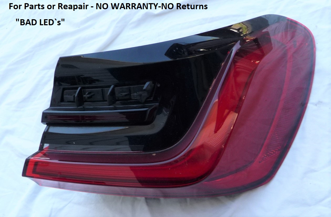 20-21 BMW G11 G12 Rear Right Passenger Side Tail Light 63219854648 OEM ...