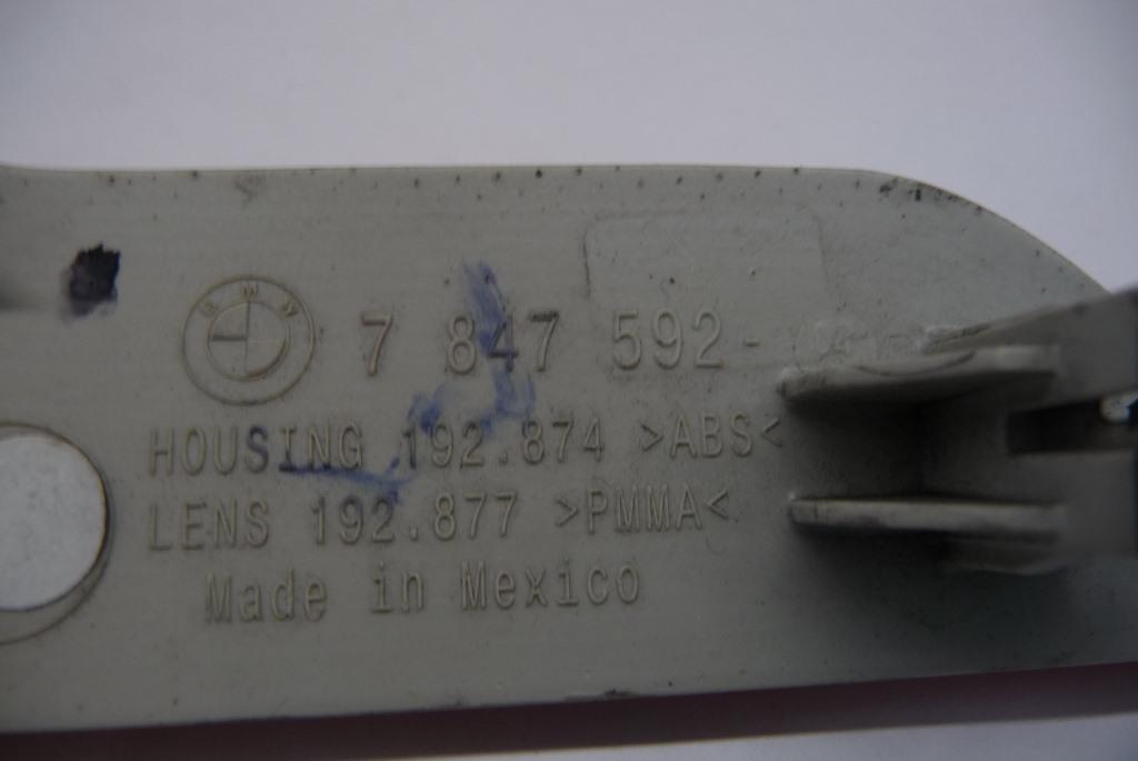 2014-2018 BMW F15 X5 Rear Right Passenger Reflector Panel 63147847592 ...