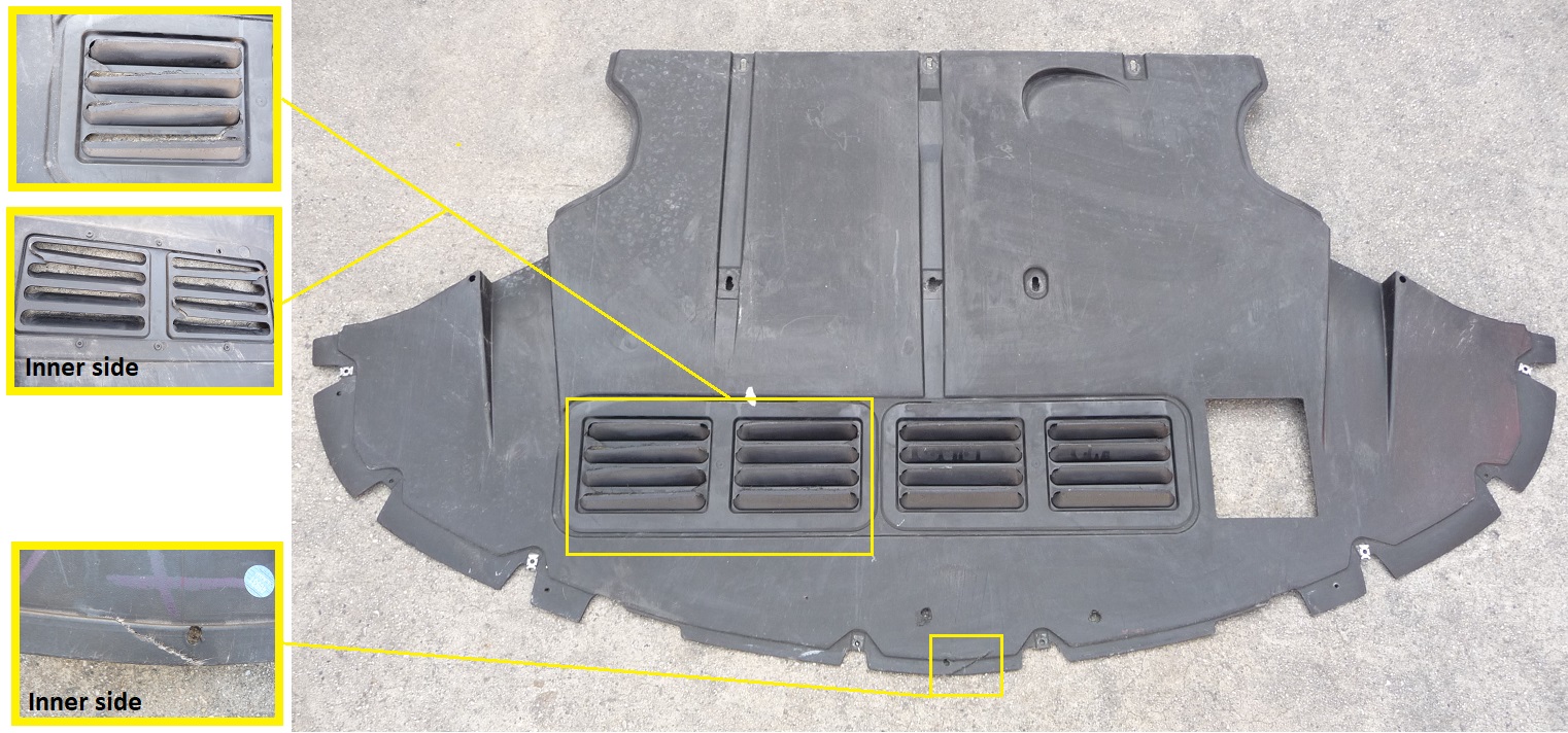 2004-2010 Bentley Continental GT GTC Underbody Trim Shield Cover ...