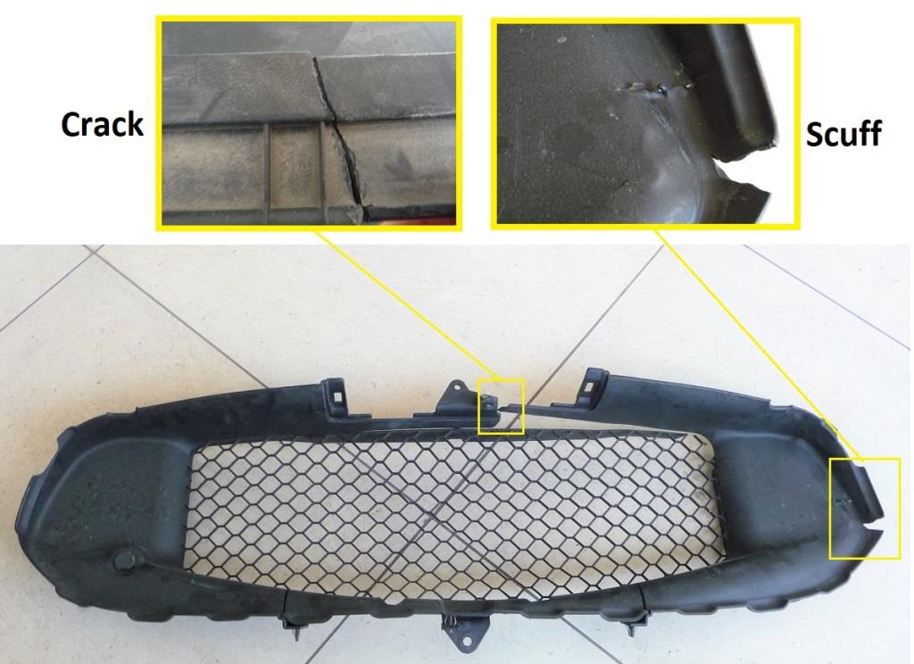 17-18 Maserati Quattroporte Front Bumper Lower Air Shutter Cover ...