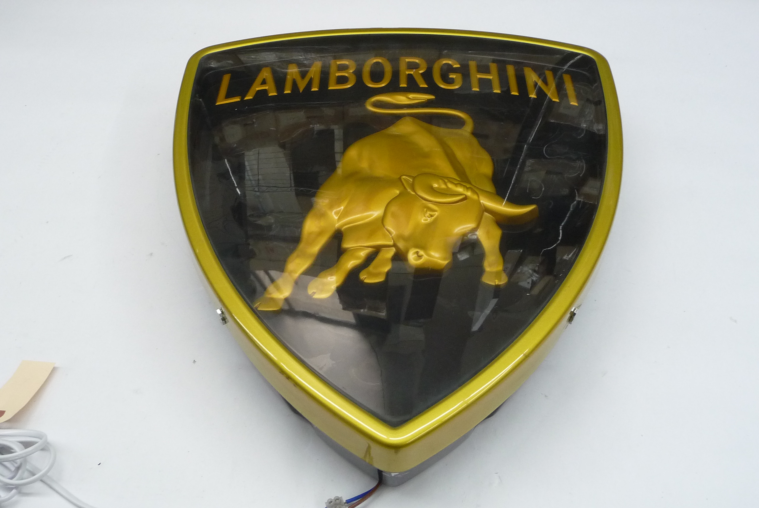 LAMBORGHINI LED Light AC110V-220V Dealer sign 21" Long 18" wide 4" high ...