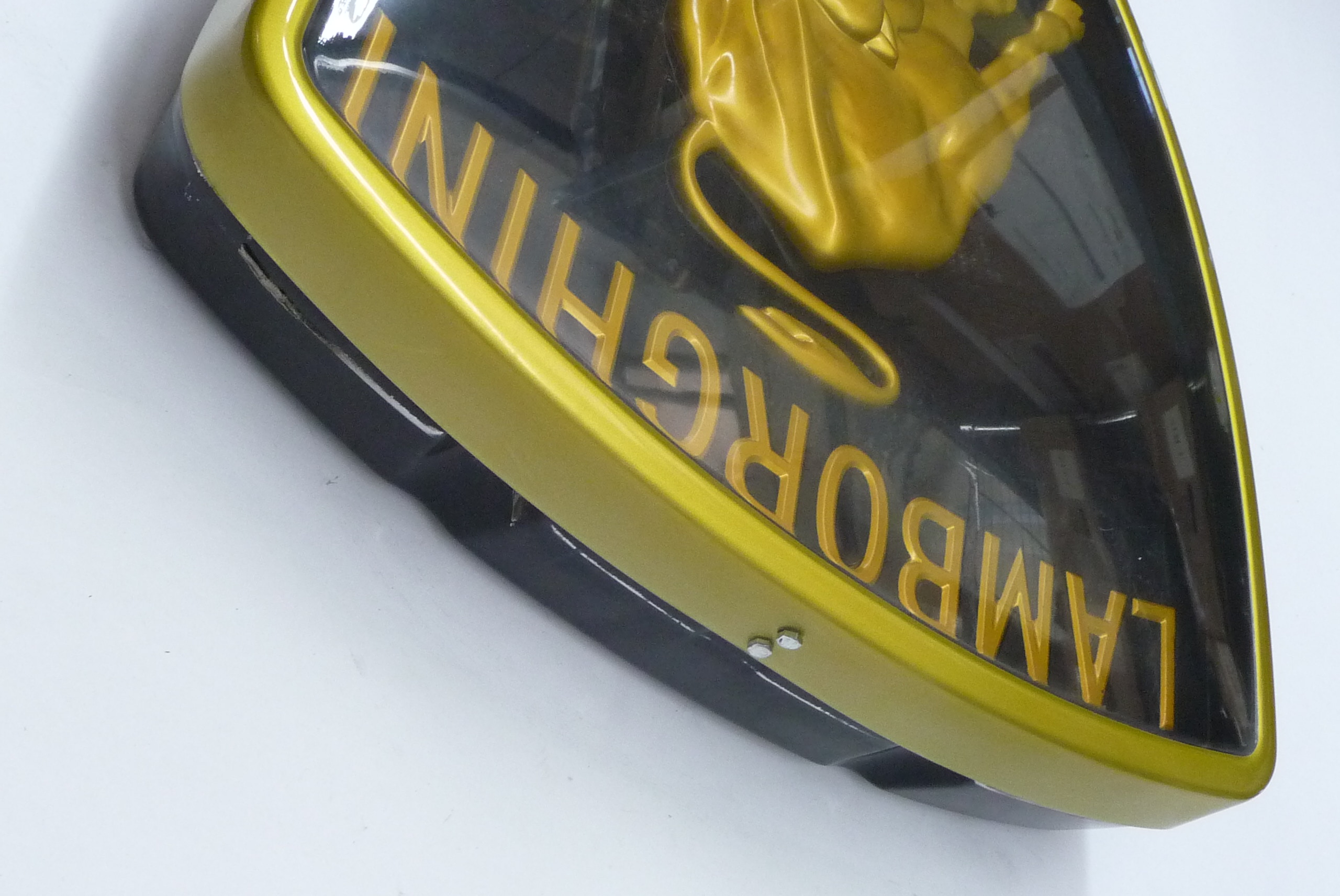 LAMBORGHINI LED Light AC110V-220V Dealer sign 21" Long 18" wide 4" high ...