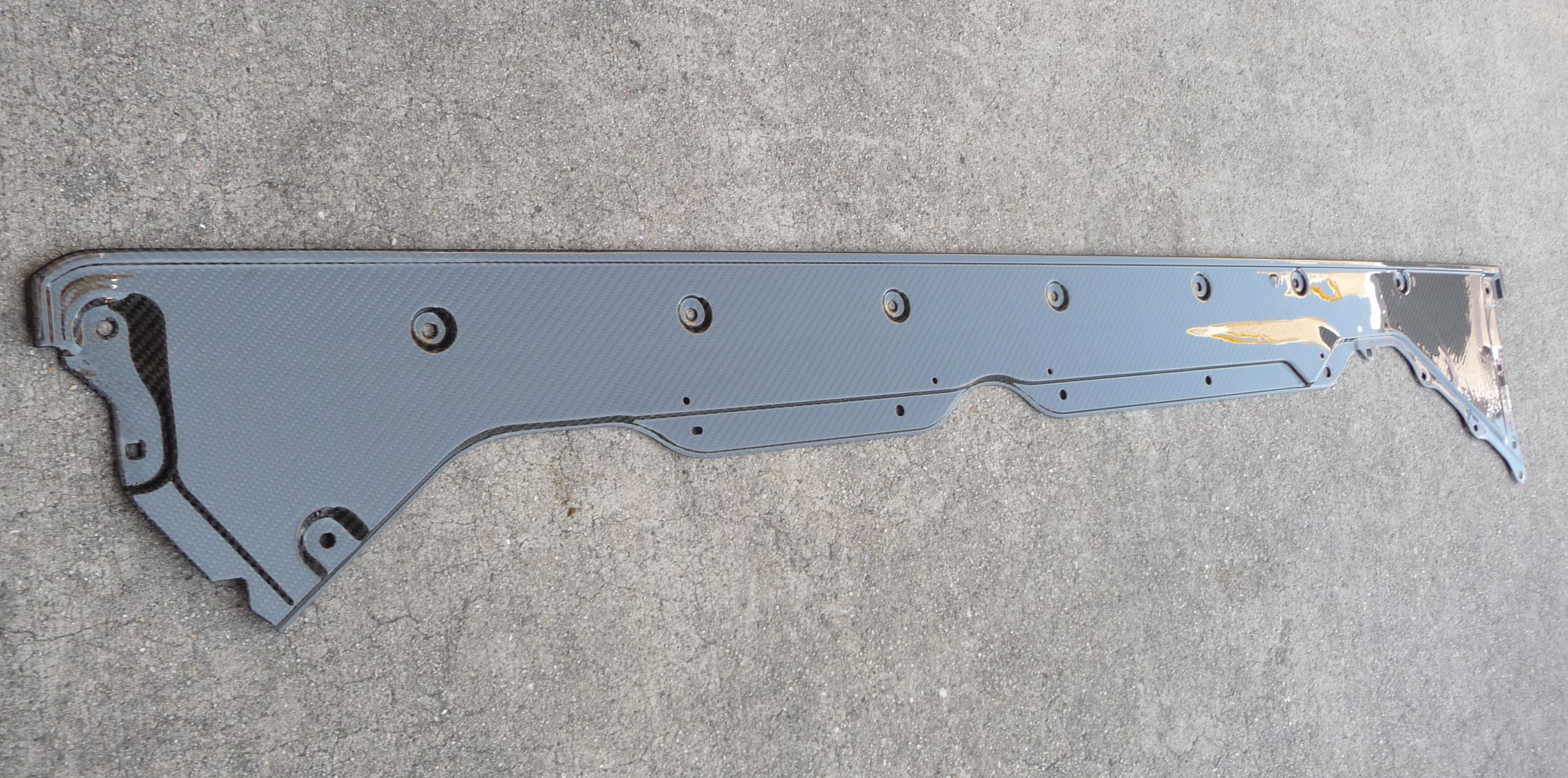 2012 Lexus LFA Rear Left Driver Side Composite Carbon Rocker Molding ...