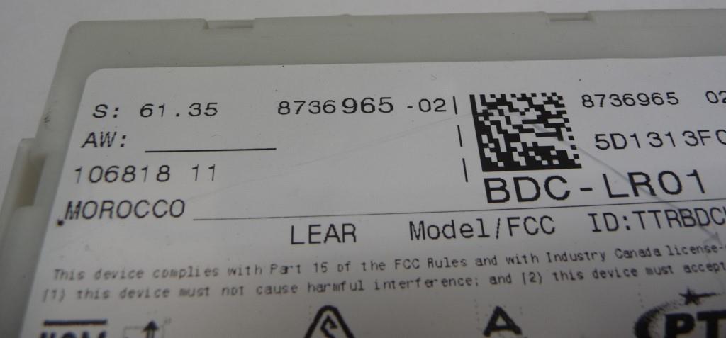 2021 BMW i3 Body Domain Controller BDC, Basic Control Unit 61358736965 ...