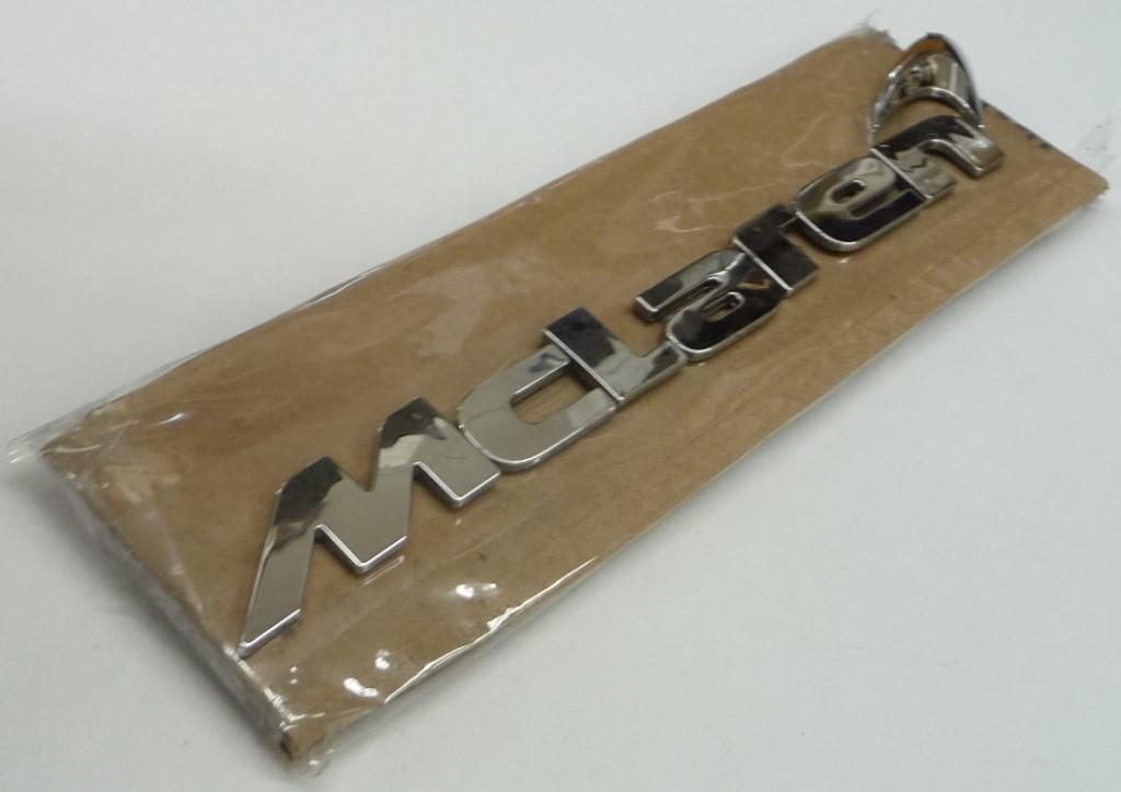 2003-2009 Mercedes Benz SLR Mclaren Chrome Wing Fender Side Badge ...