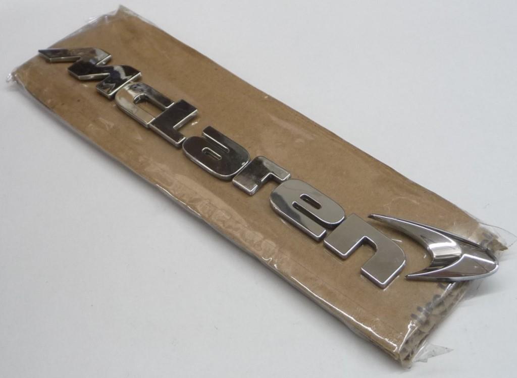 2003-2009 Mercedes Benz SLR Mclaren Chrome Wing Fender Side Badge ...