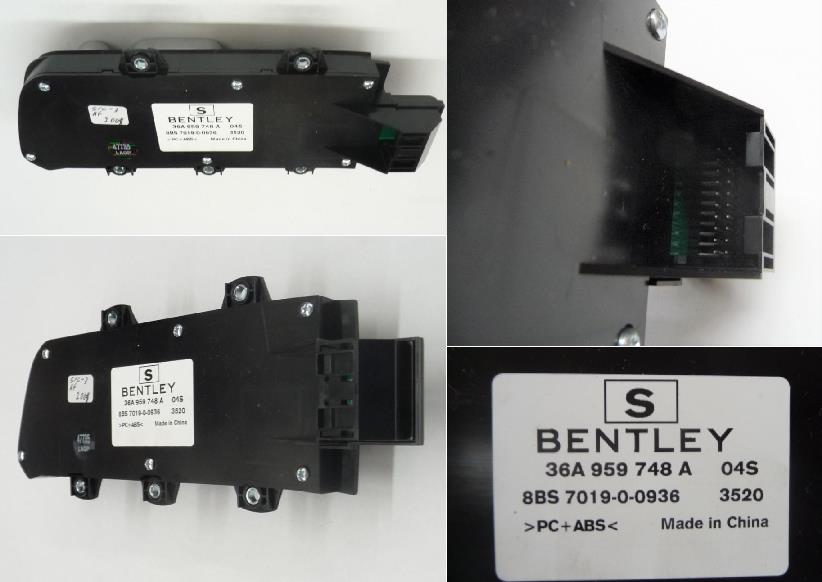 2016-2022 Bentley Bentayga Right Seat Adjustment Switch 36A959748A OEM ...