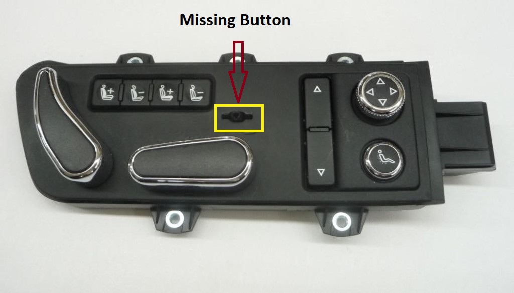 2016-2022 Bentley Bentayga Right Seat Adjustment Switch 36A959748A OEM ...