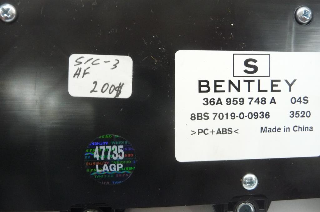 2016-2022 Bentley Bentayga Right Seat Adjustment Switch 36A959748A OEM ...