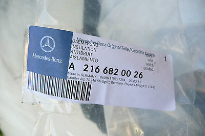 Mercedes Benz W216 Insulation at Engine Hood A 2166820026 OEM OE | LA ...
