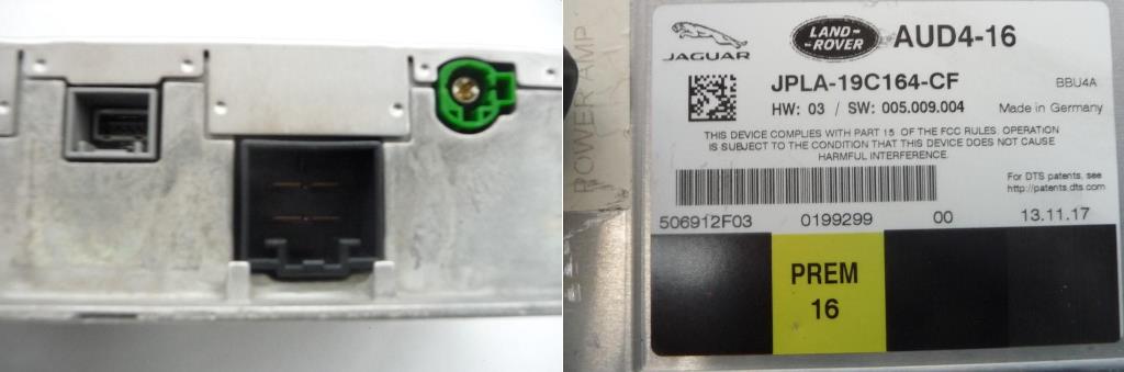 2014-2020 Land Rover Range Rover Radio Amplifier JPLA-19C164-CF OEM A1 ...