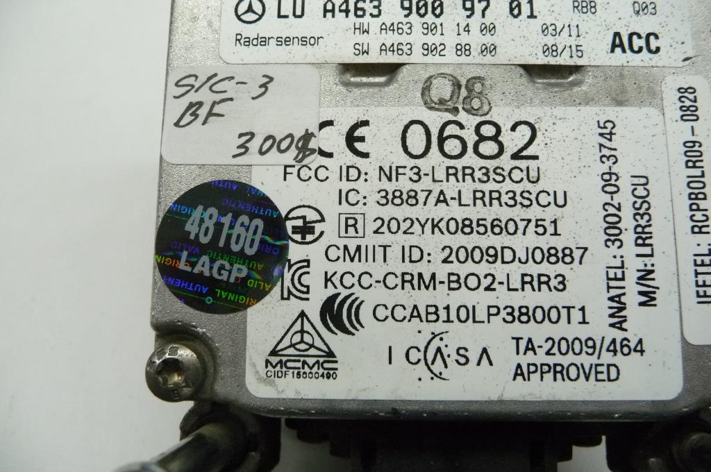 2013-2018 Mercedes Benz G550 Cruise Control Distance Sensor A4639009701 ...