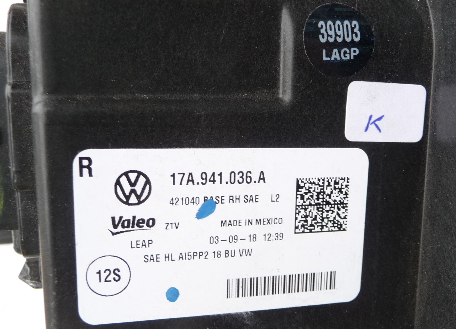 2020-2021 Volkswagen VW Jetta GLI Right Passenger LED Headlight ...