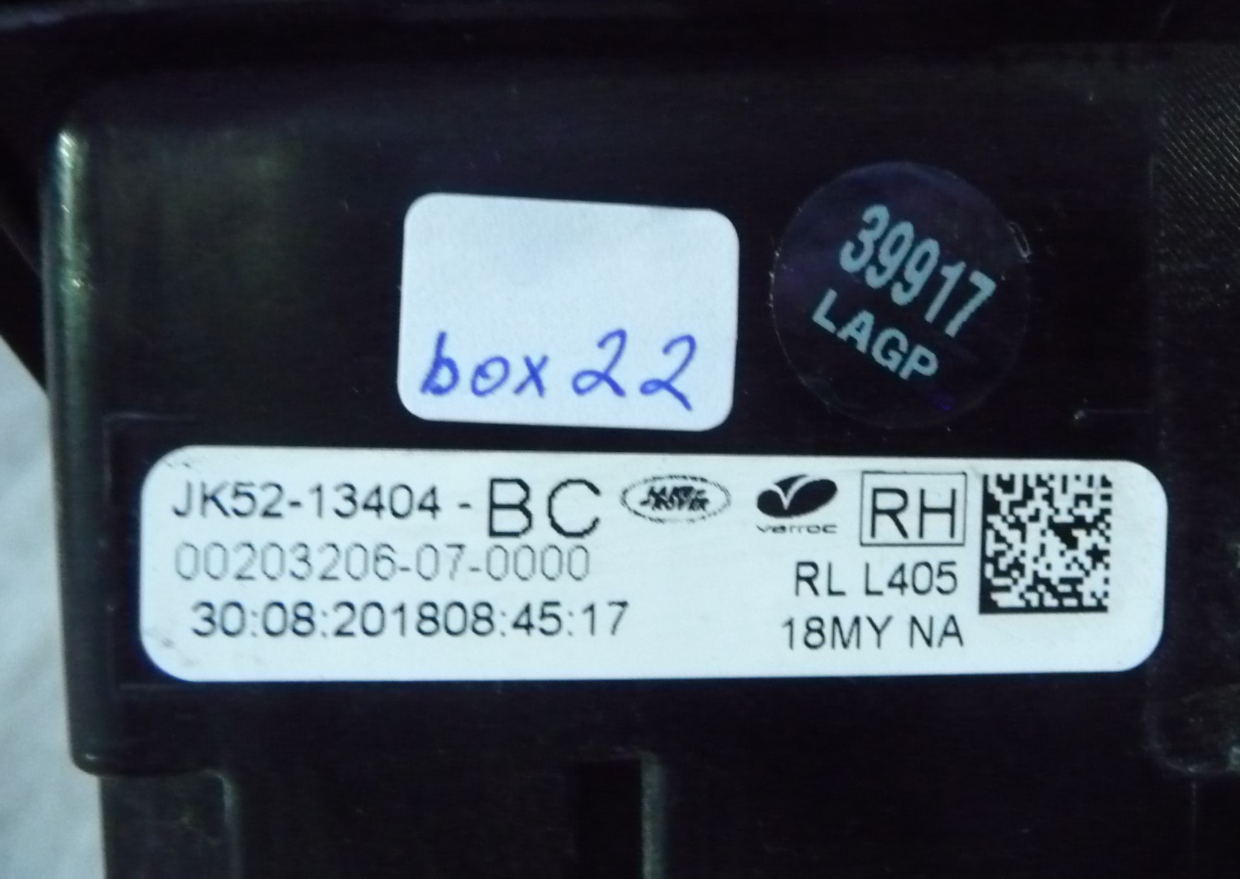 2018 2019 Land Range Rover L405 Rear Right Passenger Taillight JK52 ...