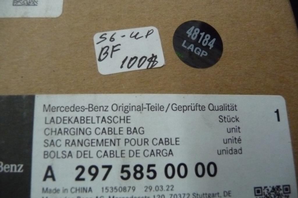 Mercedes Benz Charging Cable Bag A2975850000 OEM A1 | LA Global Parts