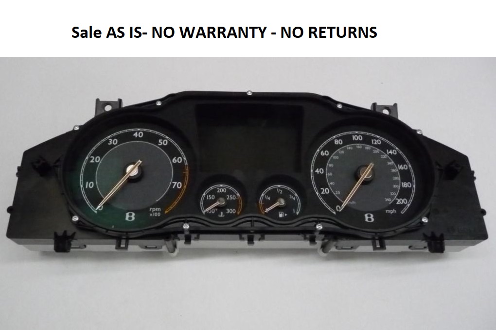 2012-2018 Bentley Continental GT GTC Instrument Cluster 3W0920851G OEM ...