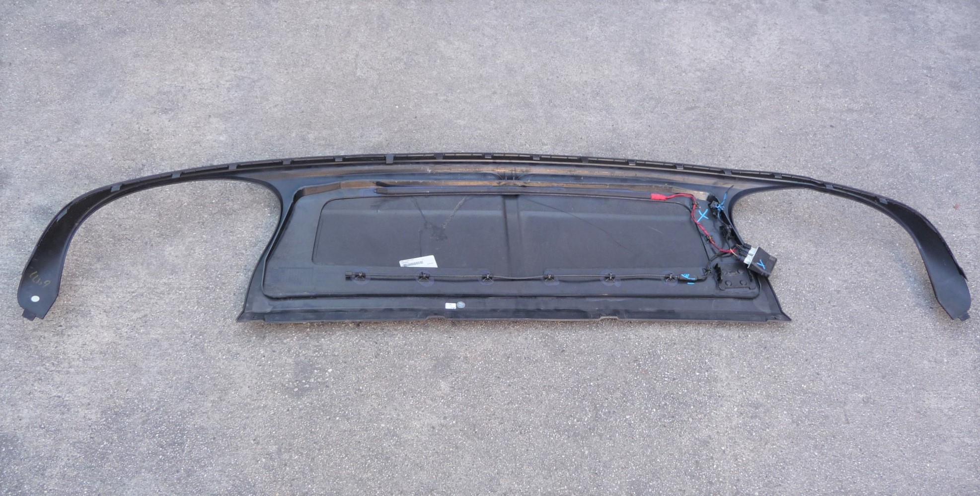 2020-2023 Bentley Bentayga BY636 rear Bumper Lower Diffuser 36A807941B ...