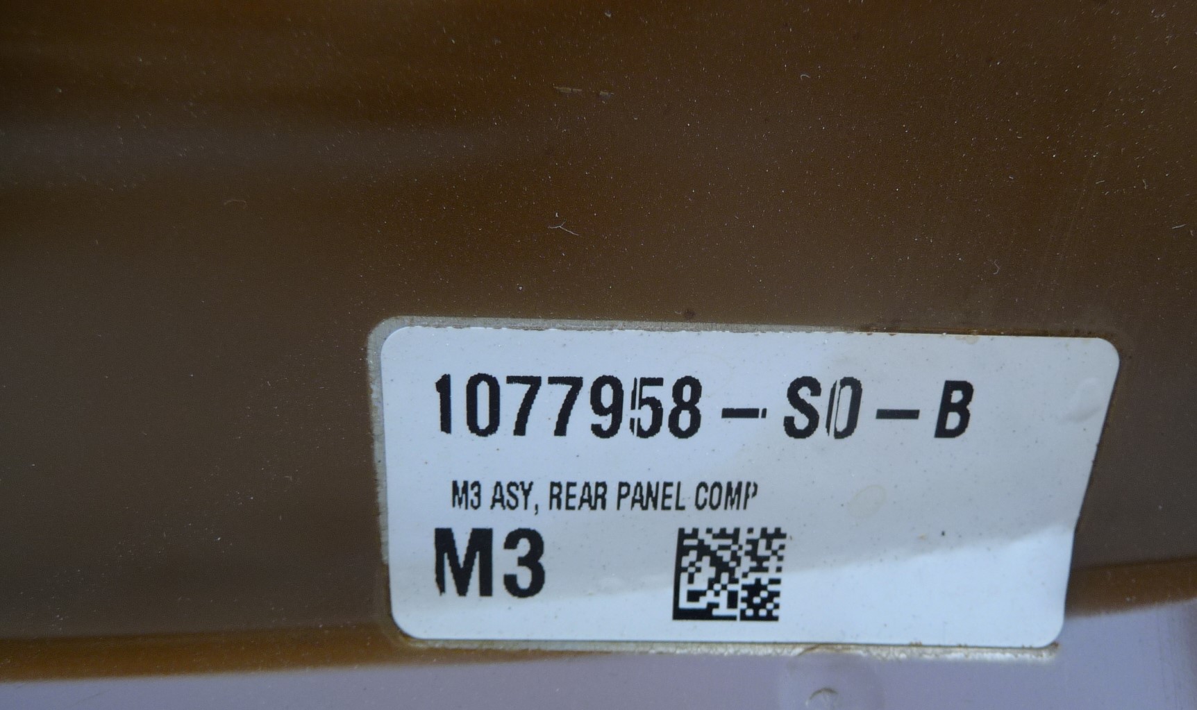 2017-2022 Tesla Model 3 M3 Trunk Rear Body Panel Frame 1077958-S0-B OEM ...