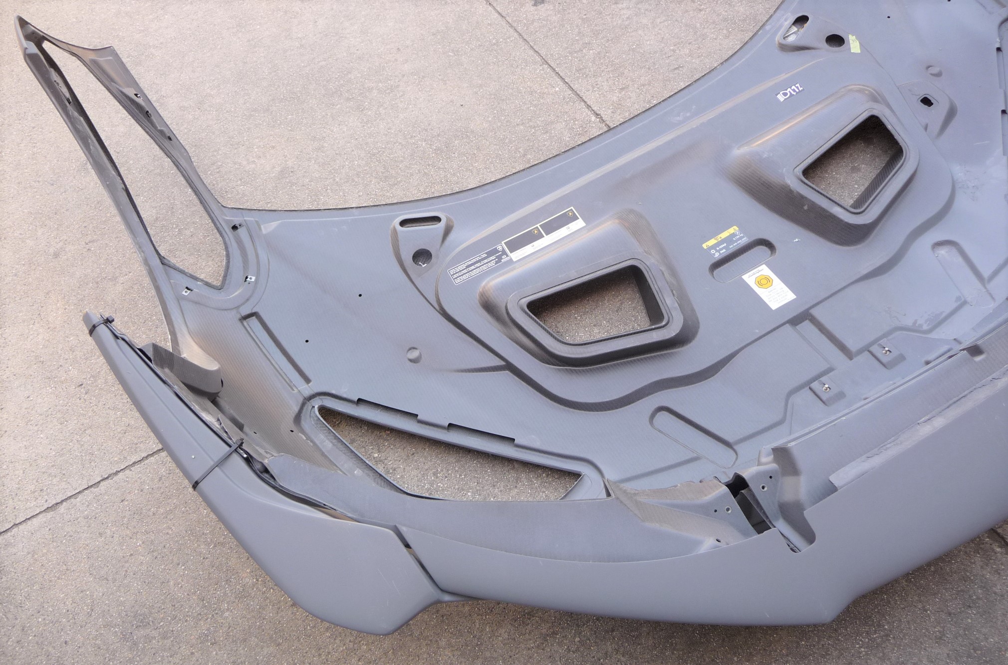 2022-2023 Lamborghini Huracan STO Front End Hood Spoiler Lip Carbon ...