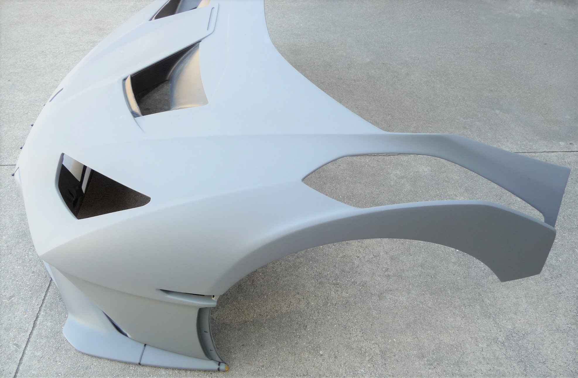 2022-2023 Lamborghini Huracan STO Front End Hood Spoiler Lip Carbon ...