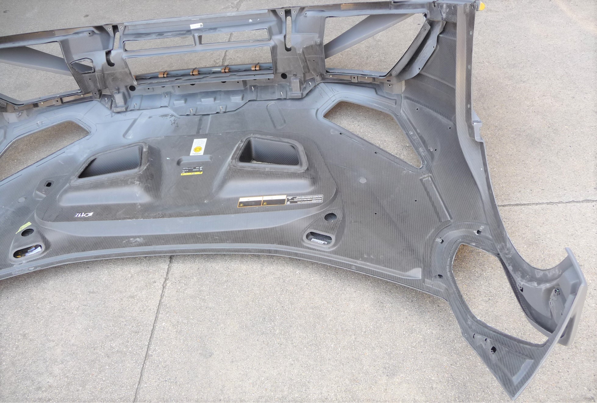 2022-2023 Lamborghini Huracan STO Front End Hood Spoiler Lip Carbon ...