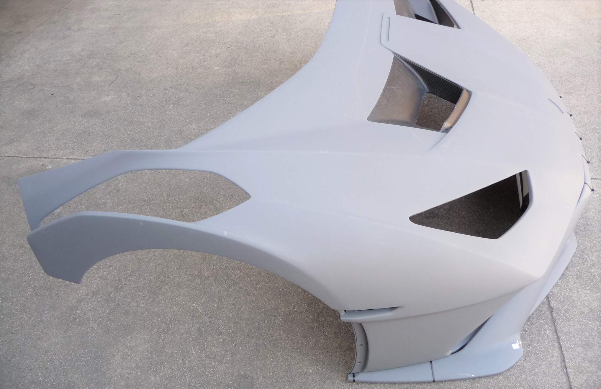 2022-2023 Lamborghini Huracan STO Front End Hood Spoiler Lip Carbon ...