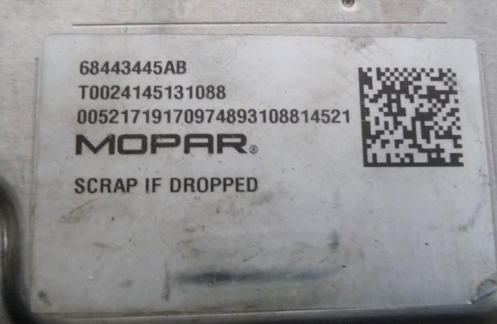 2021-2022 Jeep Wrangler Battery Warmer Control Module 68443445AB OEM A1 ...