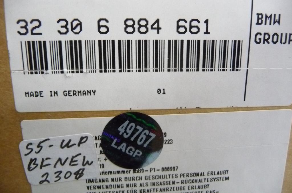 2003-2010 BMW E83 X3 Driver's Side Safety Module 32306884661 OEM A1 ...