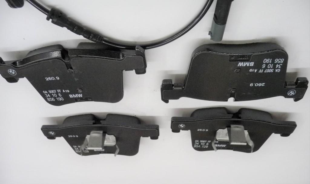 2011-2018 BMW F25 F26 X3 X4 Front Disc Brake Pad Set 34112456867 OEM A1 ...