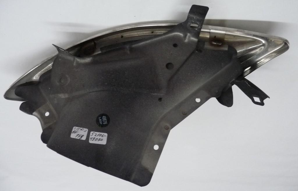 2020-2022 Lexus RX350 RX450h Rear Bumper RH Extension Insert 52106 ...