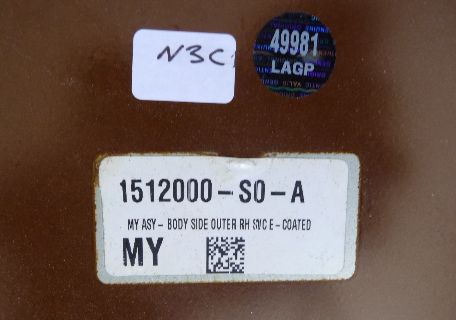 20-24 Tesla Model Y Rear Right 1/4 Body Side Quarter Panel 1512000-S0-A ...