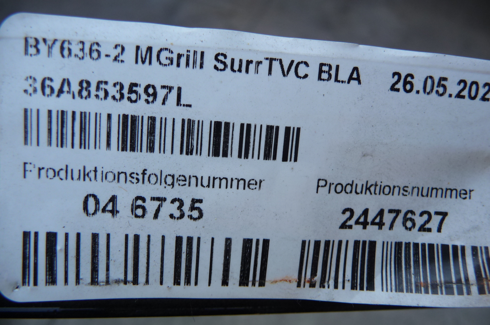 21-22 Bentley Bentayga BY636-2 Front Grille Black Trim Surrounding Ring ...