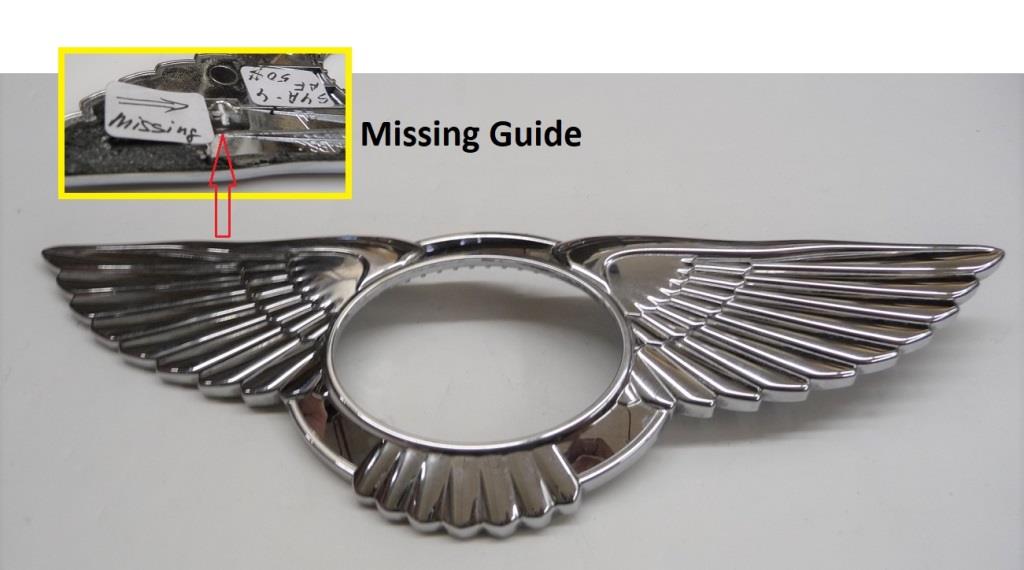 2011-2018 Bentley Continental GT Rear Trunk Lid Emblem Badge 3W8853689F ...