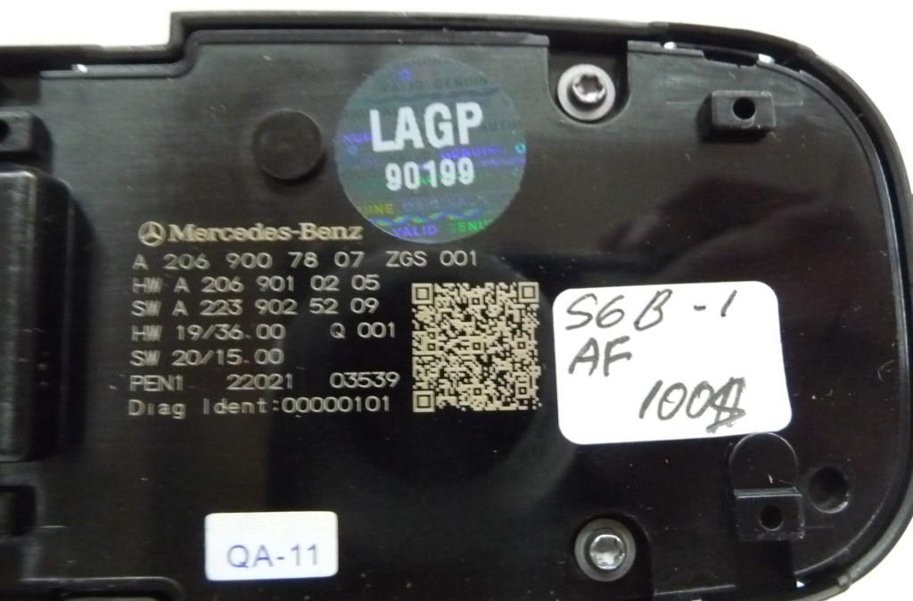 Mercedes Benz Window Regulator Switch A2069007807 OEM A1 | LA Global Parts