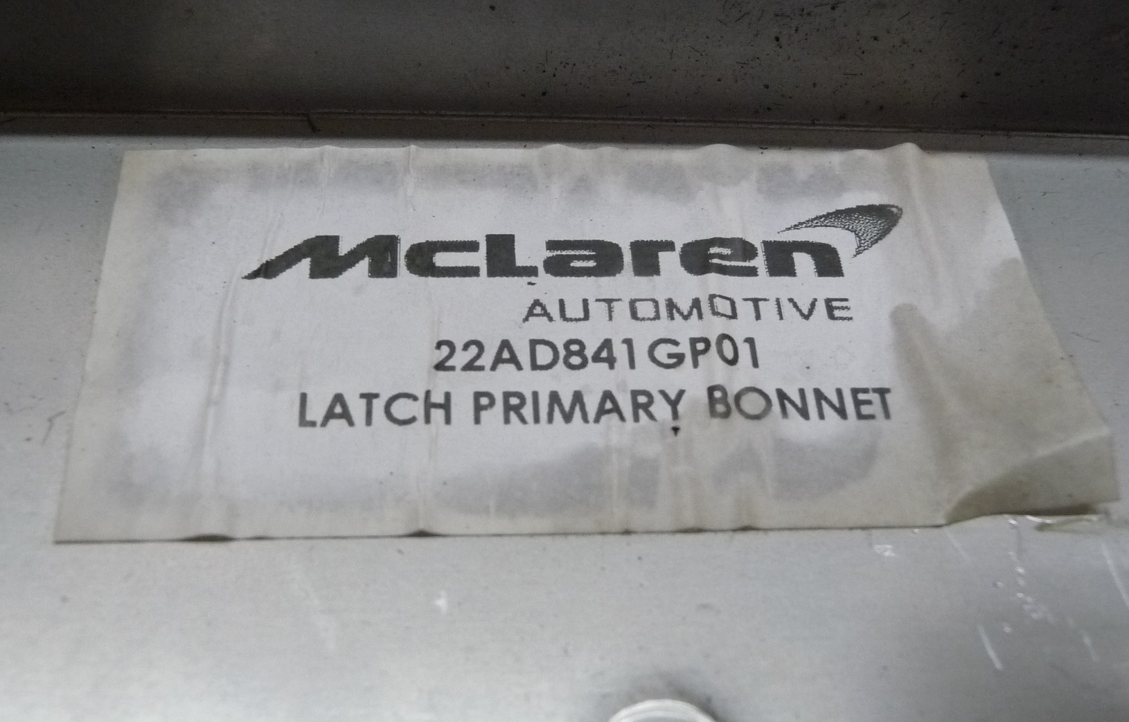 2019 2020 2021 McLaren 600T Hood Bonnet Primary Lock Latch 22AD841GP01 ...