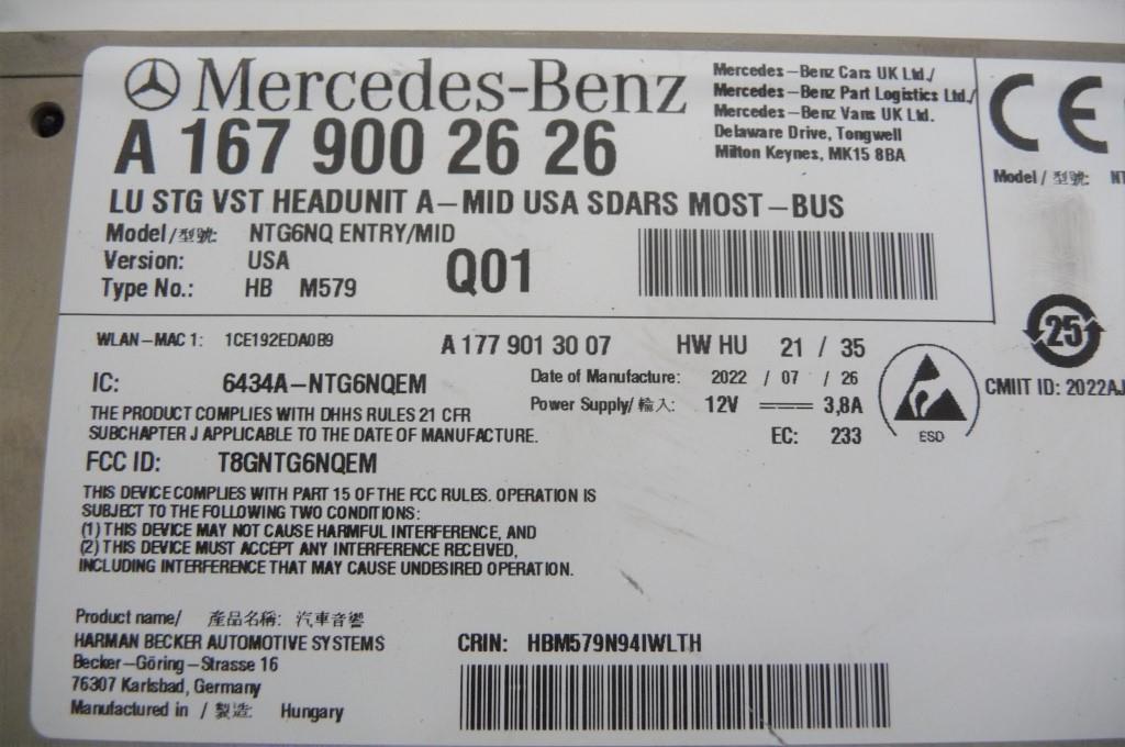 2020-2026 Mercedes Benz GLE450 GLS580 Control Unit, Complete ...