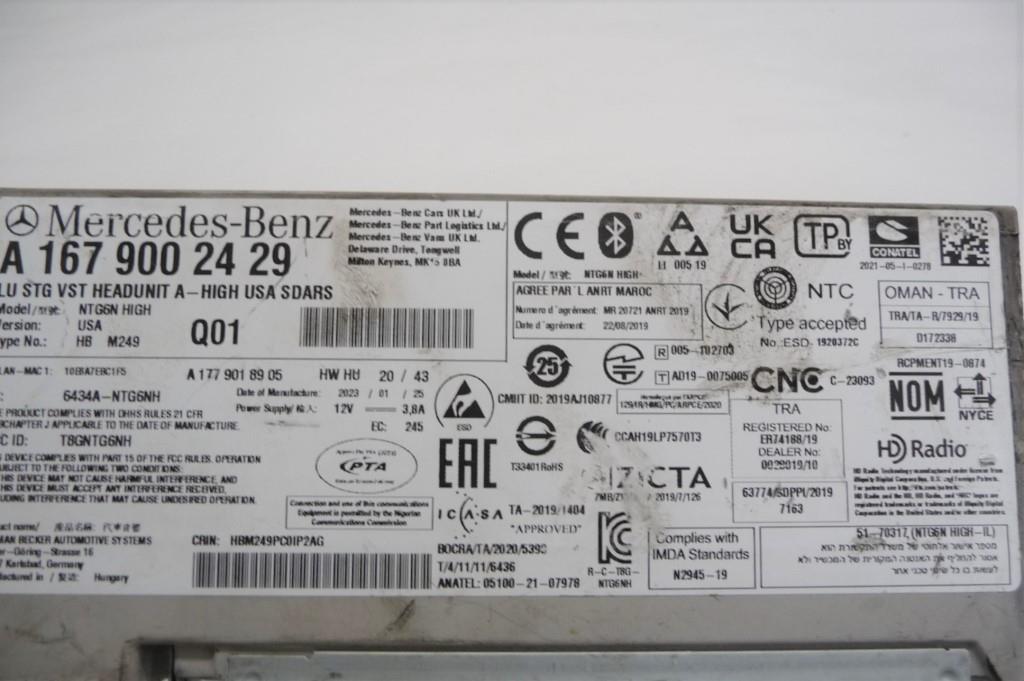 2020-2026 Mercedes Benz GLE350 GLS580 Control Unit, Complete ...