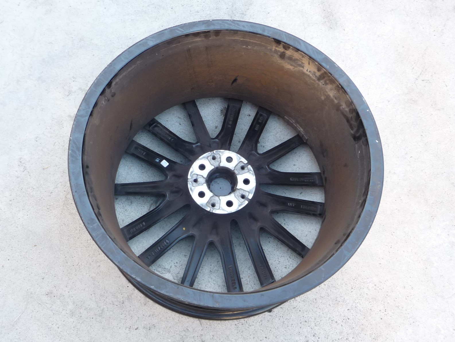 2019-2022 BMW X5 X6 22"x10.5 Rear Glossy 15 Spoke Black 5x112 Rim ...