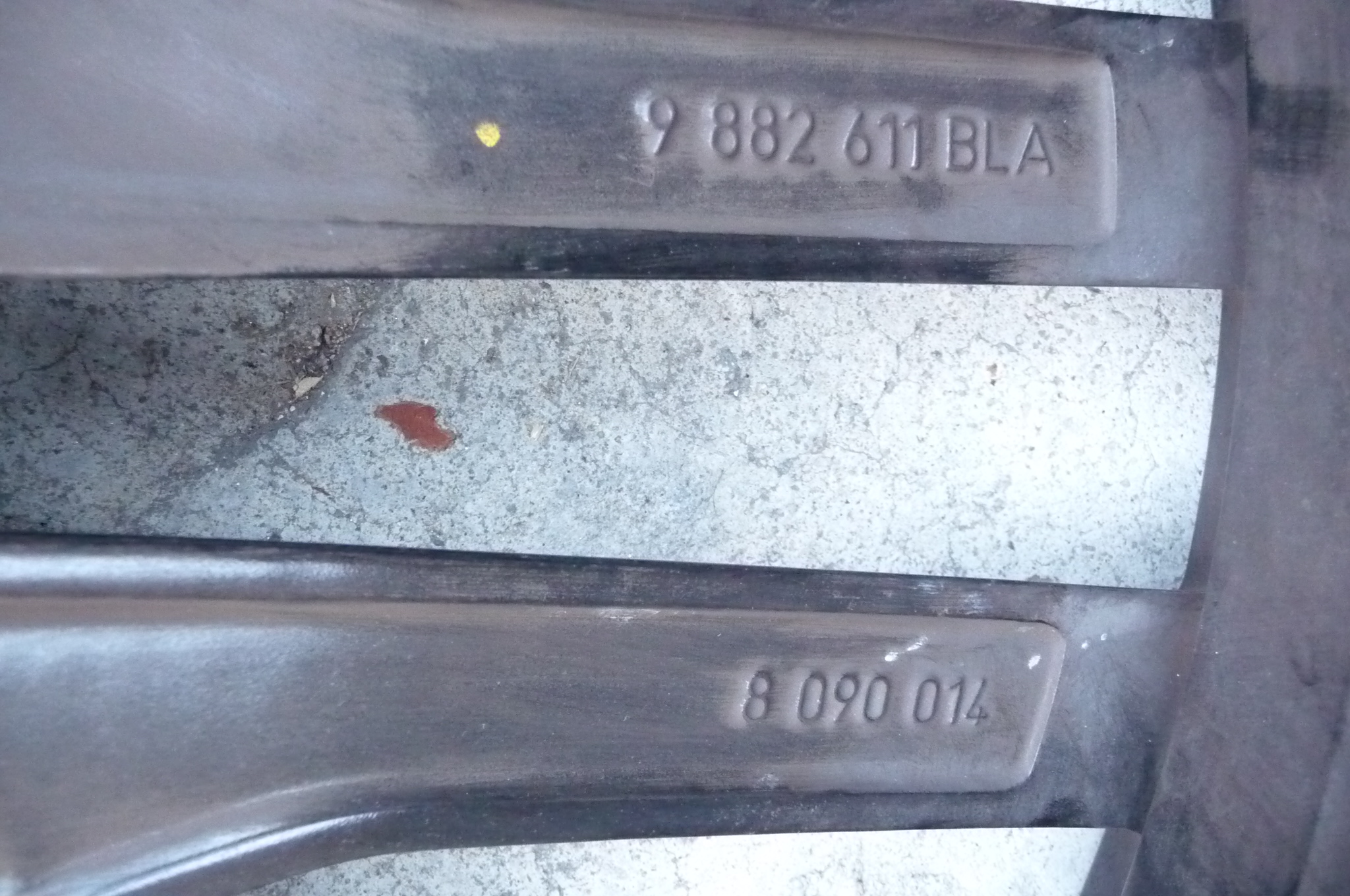 2019-2022 BMW X5 X6 22" 10.5 Rear Glossy 15 Spoke Black 5x112 Rim ...