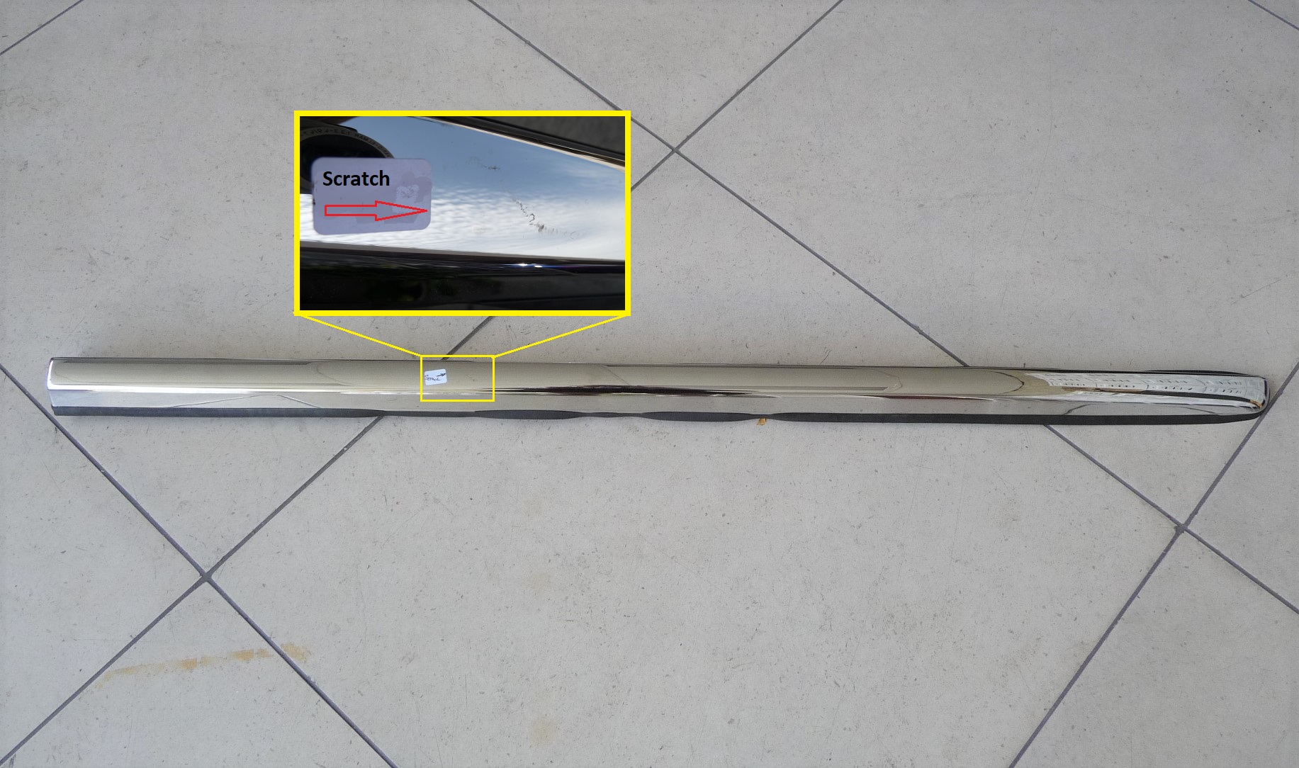 18-22 Rolls Royce Cullinan Front Right Door Molding Chrome Trim ...