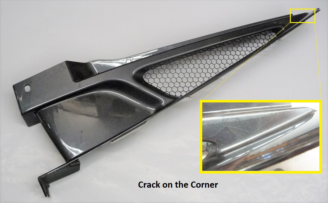 18-22 McLaren 720s Spider Rear Aerobridge Fender Left Vent 14AB228SP ...