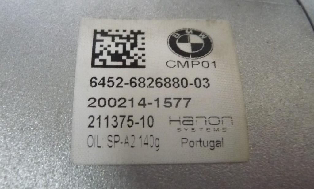 2016-2019 BMW F48 F39 X1 X2 A/C Compressor 64526826880 OEM A1 | LA ...