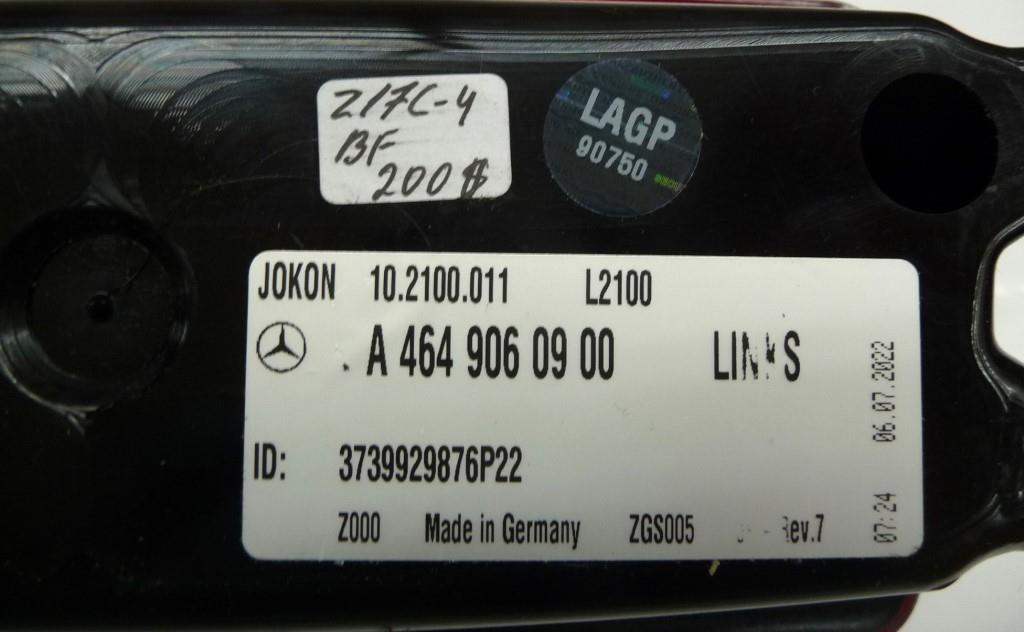 2018 Mercedes Benz W464 G550 Rear Left Driver Side Tail Light ...