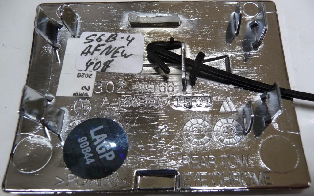 2012-2015 Mercedes Benz W166 Rear Bumper Tow Hook Eye Cap A1668851501 ...