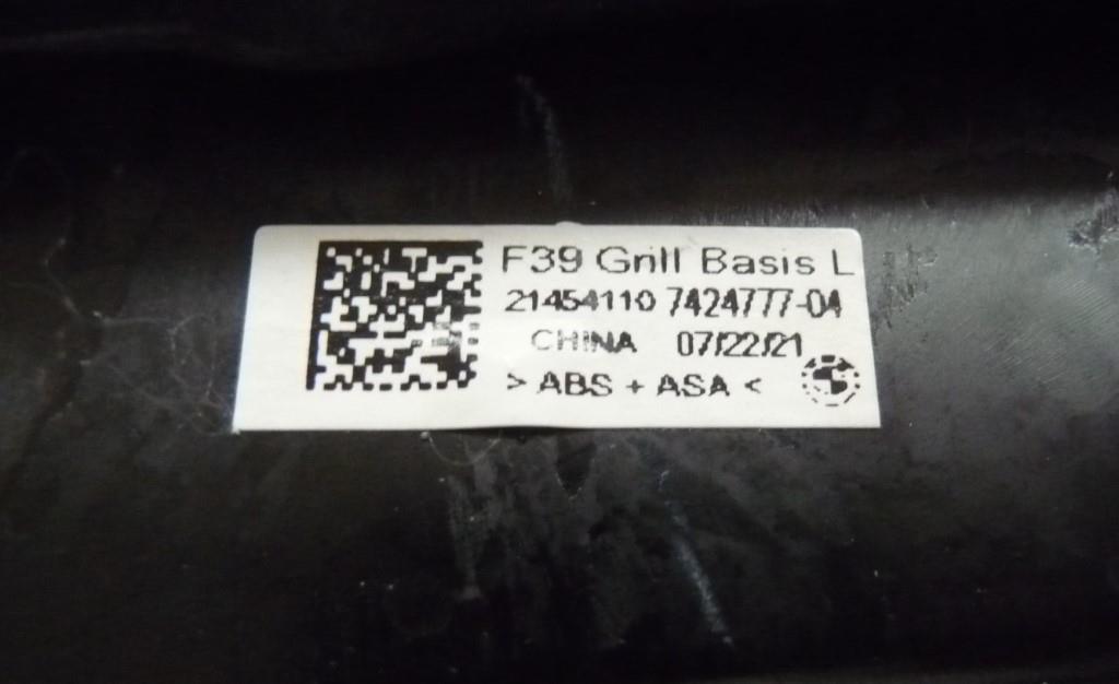 2018-2023 BMW F39 X2 Front Left Driver Side Upper Grille 51137424777 ...