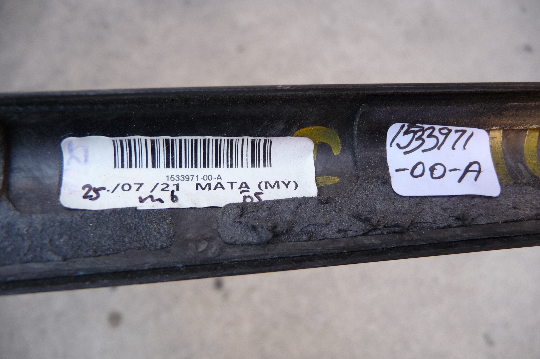 20-22 Tesla Model Y Carbon Fiber MATA MY Trunk Lip Spoiler Wing 1533971 ...