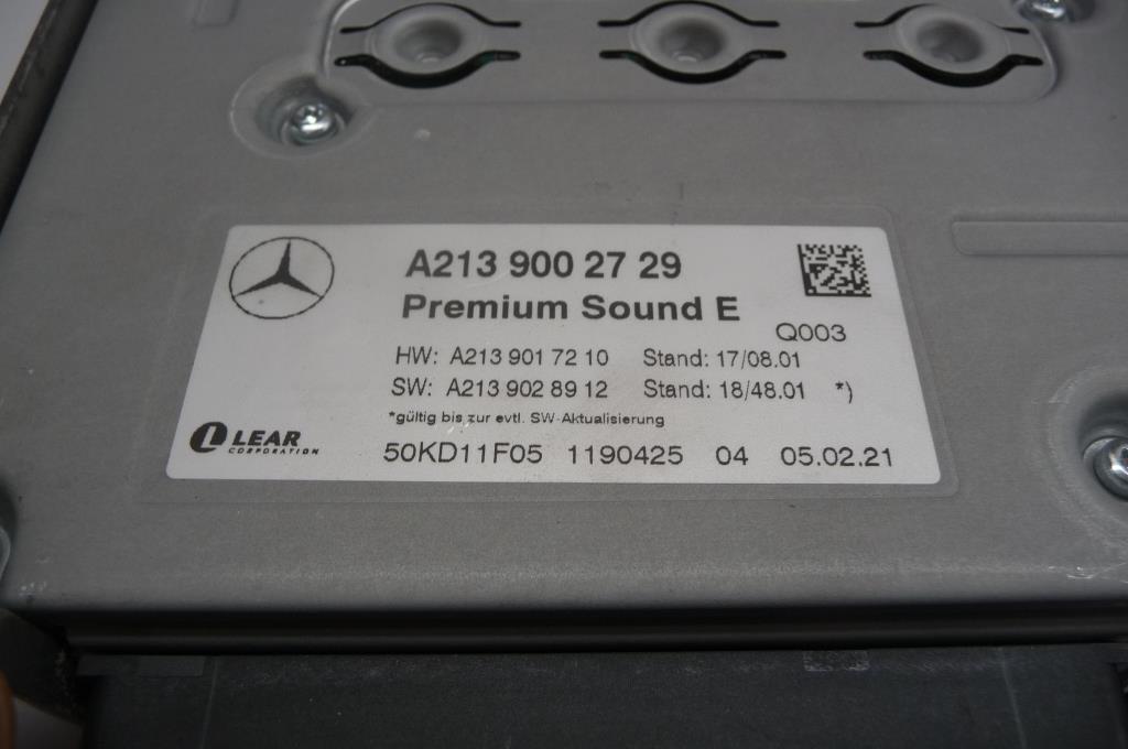 2019 Mercedes Benz C300 C63 AMG Radio Amplifier Control Unit ...